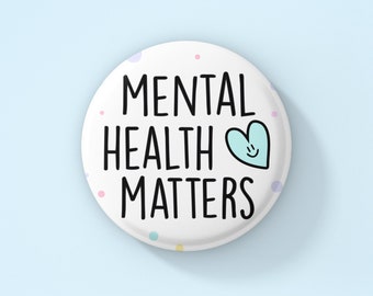 Mental Health Pin - Etsy