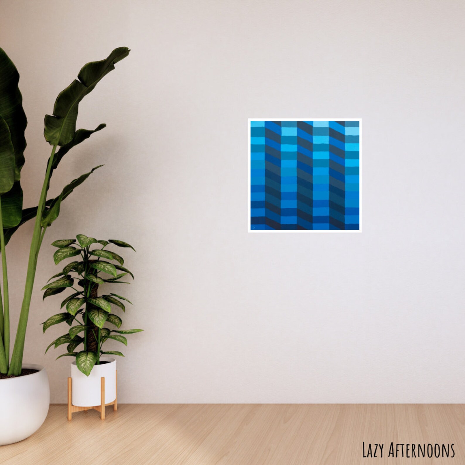 Blue Towers | 10x10 Fine Art Print - Etsy