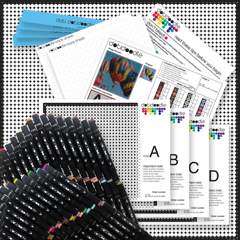 Custom Ready to Colour Kit - Etsy