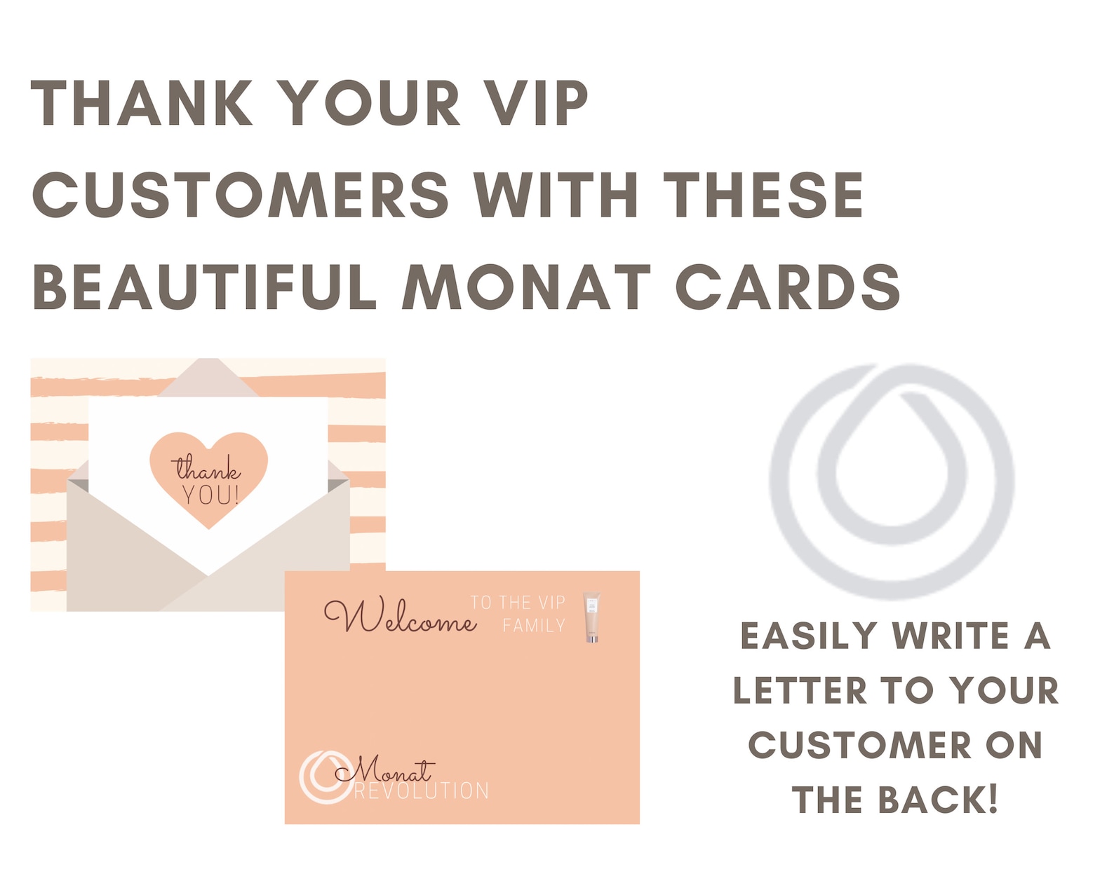 MONAT Thank You VIP Cards - Etsy