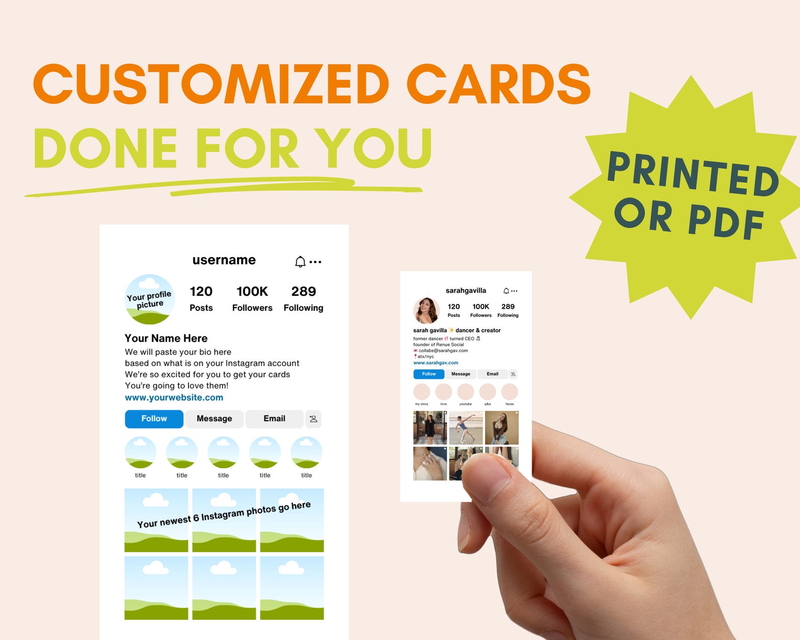 Herbalife Instagram Business Cards 2024 for Independent Distributor ...