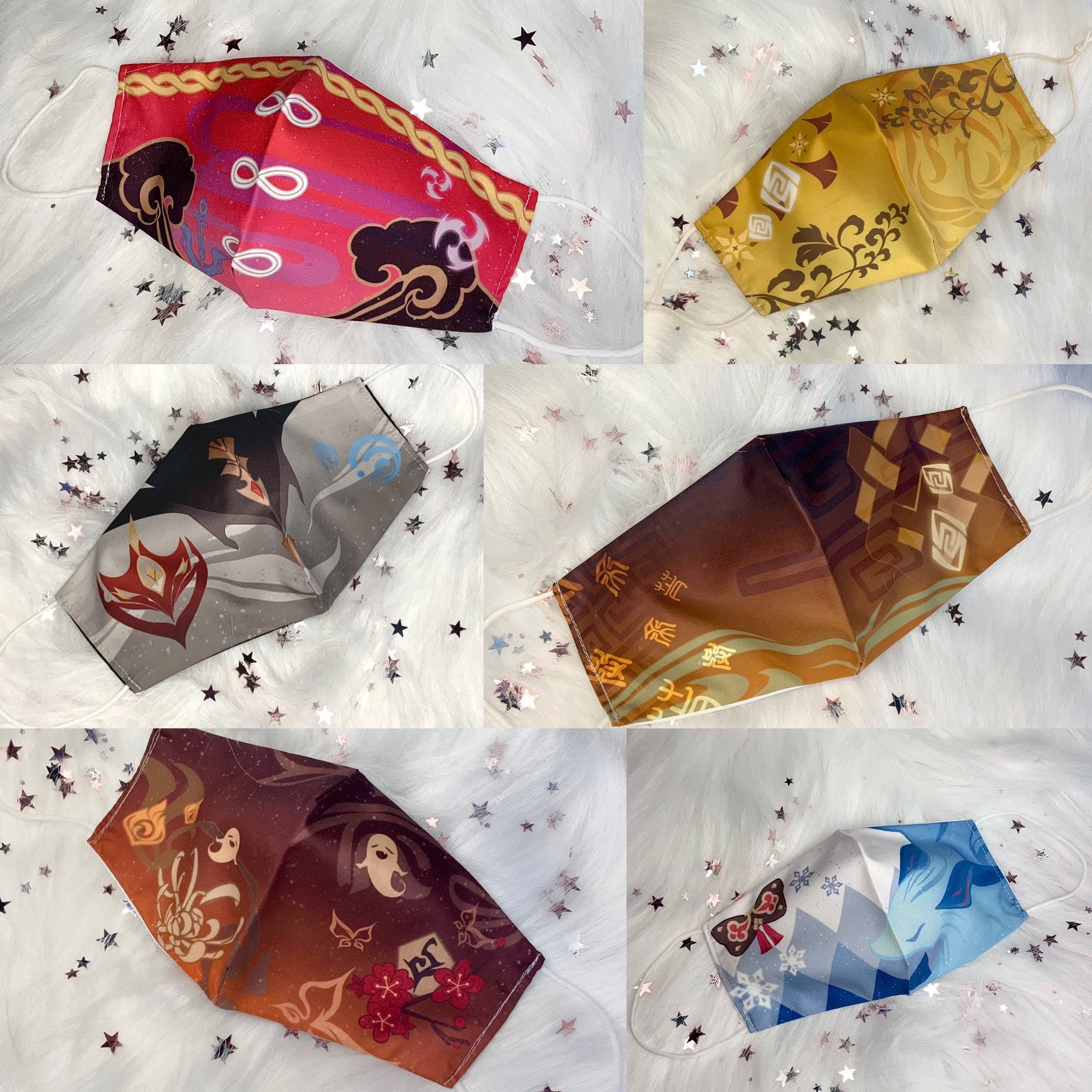 Genshin Impact Facemask LAST UNITS - Etsy