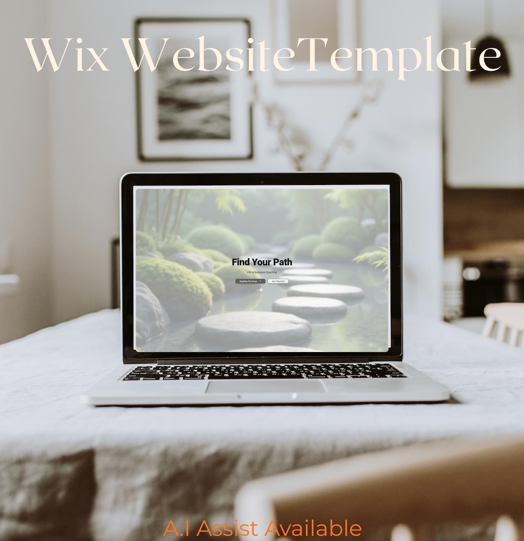 Wix Vibe Website Template: Ai-enhanced Modern Design (PDF Guide) - Etsy