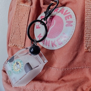 Cute Milk Carton Key Chain, Cute Keychain, Aesthetic Keychain, Adorable ...