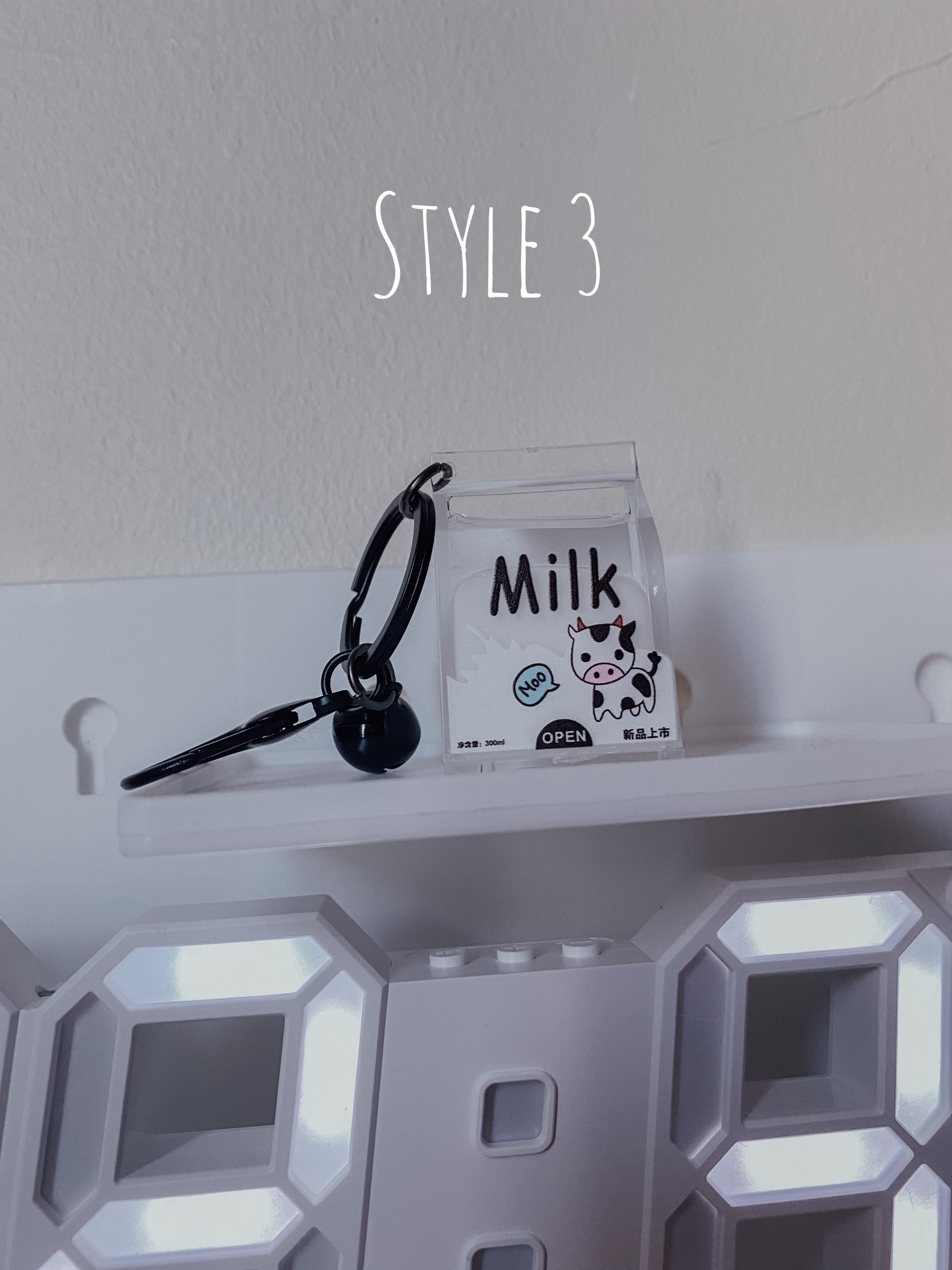 Cute Milk Carton Key Chain, Cute Keychain, Aesthetic Keychain, Adorable ...