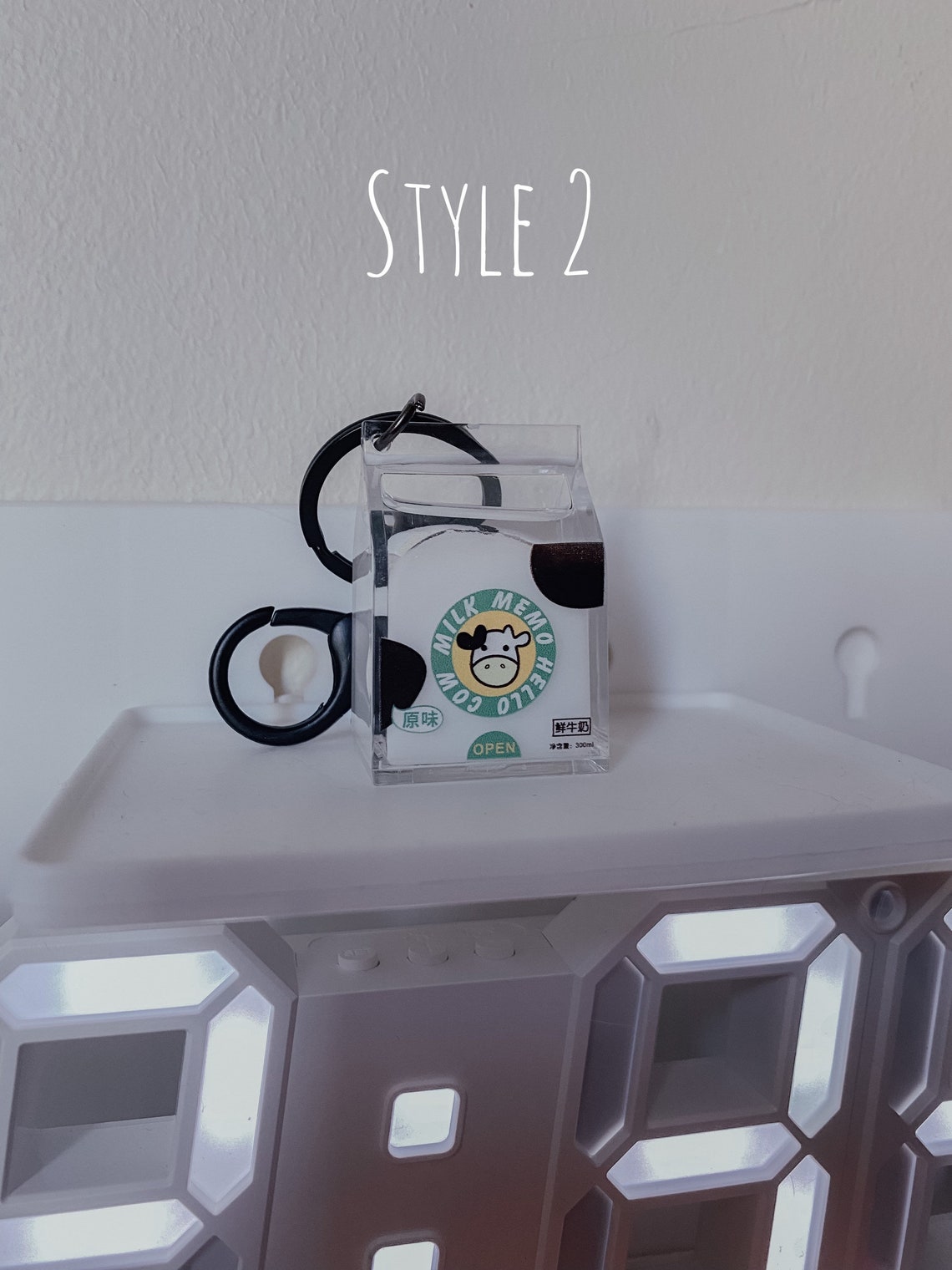 Cute Milk Carton Key Chain, Cute Keychain, Aesthetic Keychain, Adorable ...