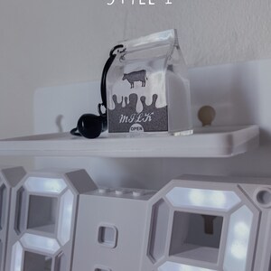 Cute Milk Carton Key Chain, Cute Keychain, Aesthetic Keychain, Adorable ...