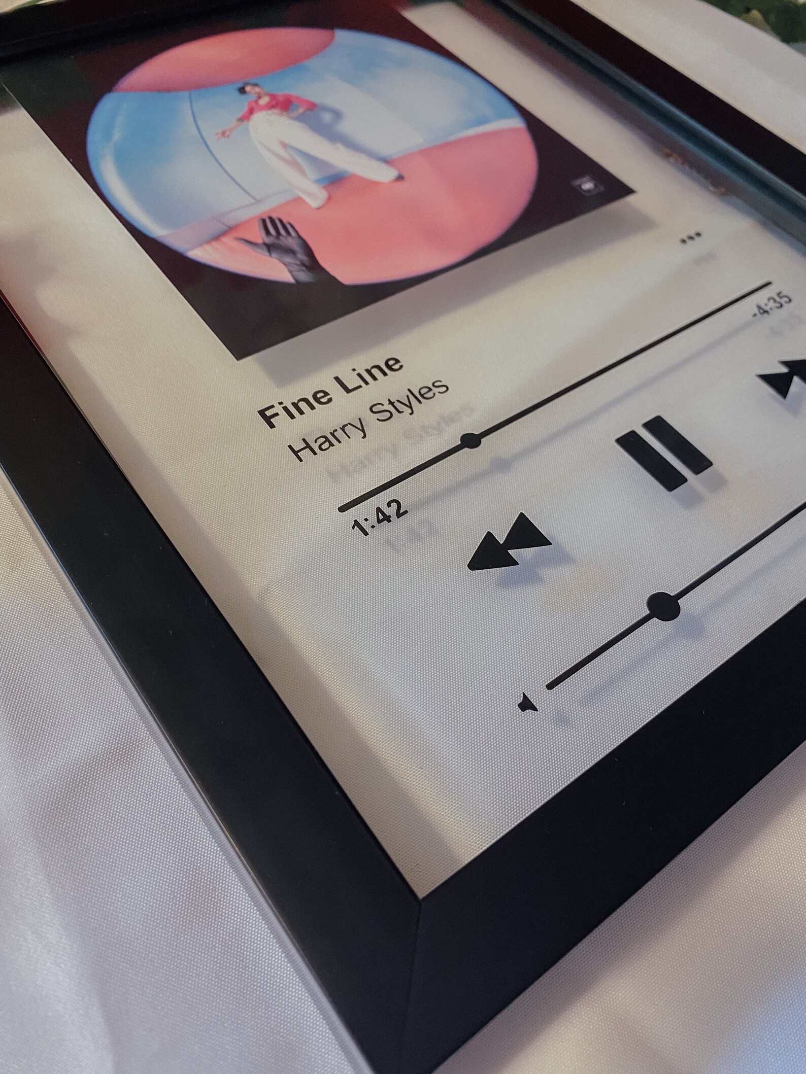 Song Frame, Personalized Song Frame, Custom Song Frame, Customized ...