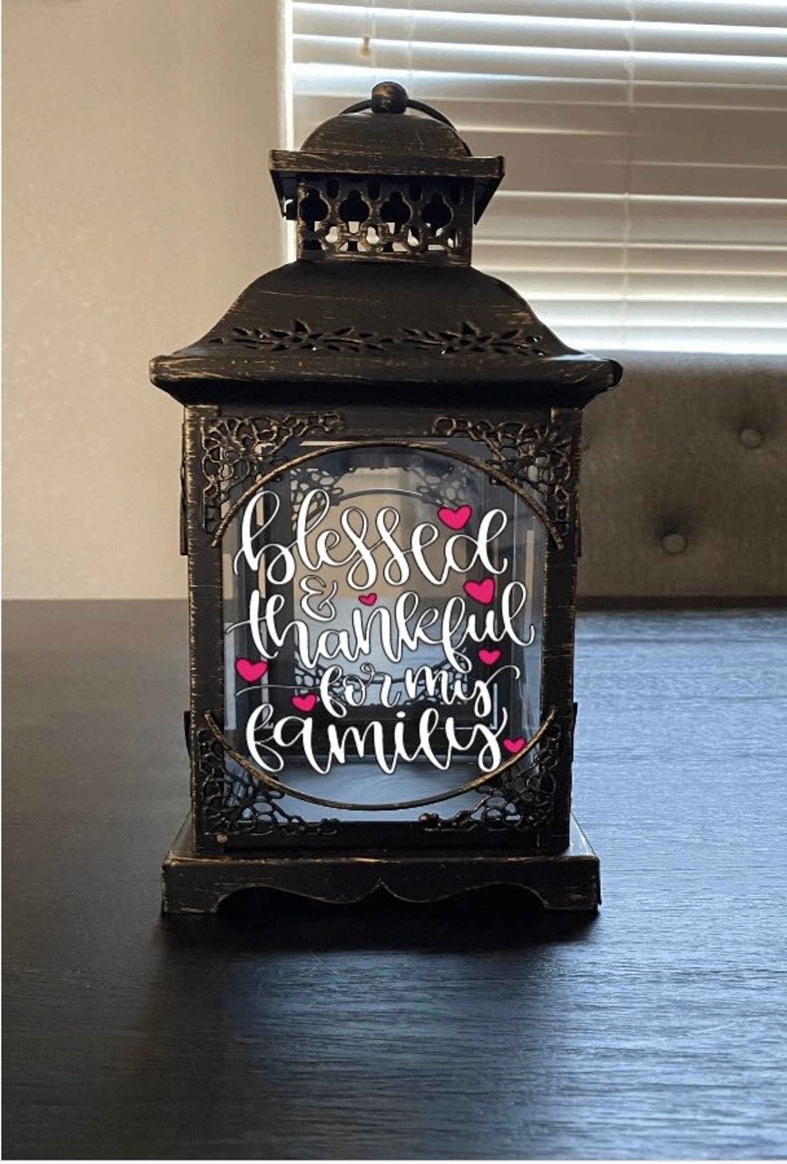 Personalized Lanterns With Led Candle Indoor Lantern Indoor - Etsy