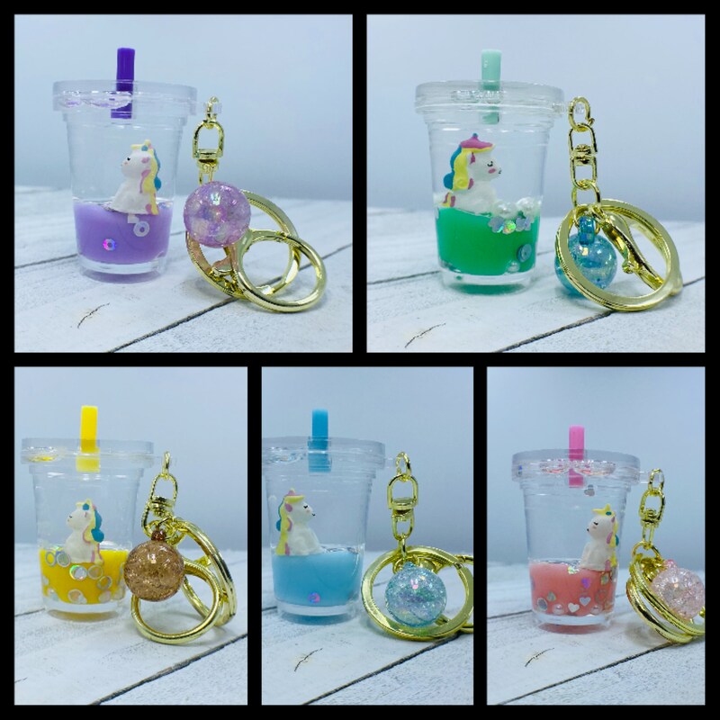 Liquid Keychain - Etsy
