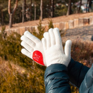 Personalized Monogrammed off White Women Gloves - Etsy