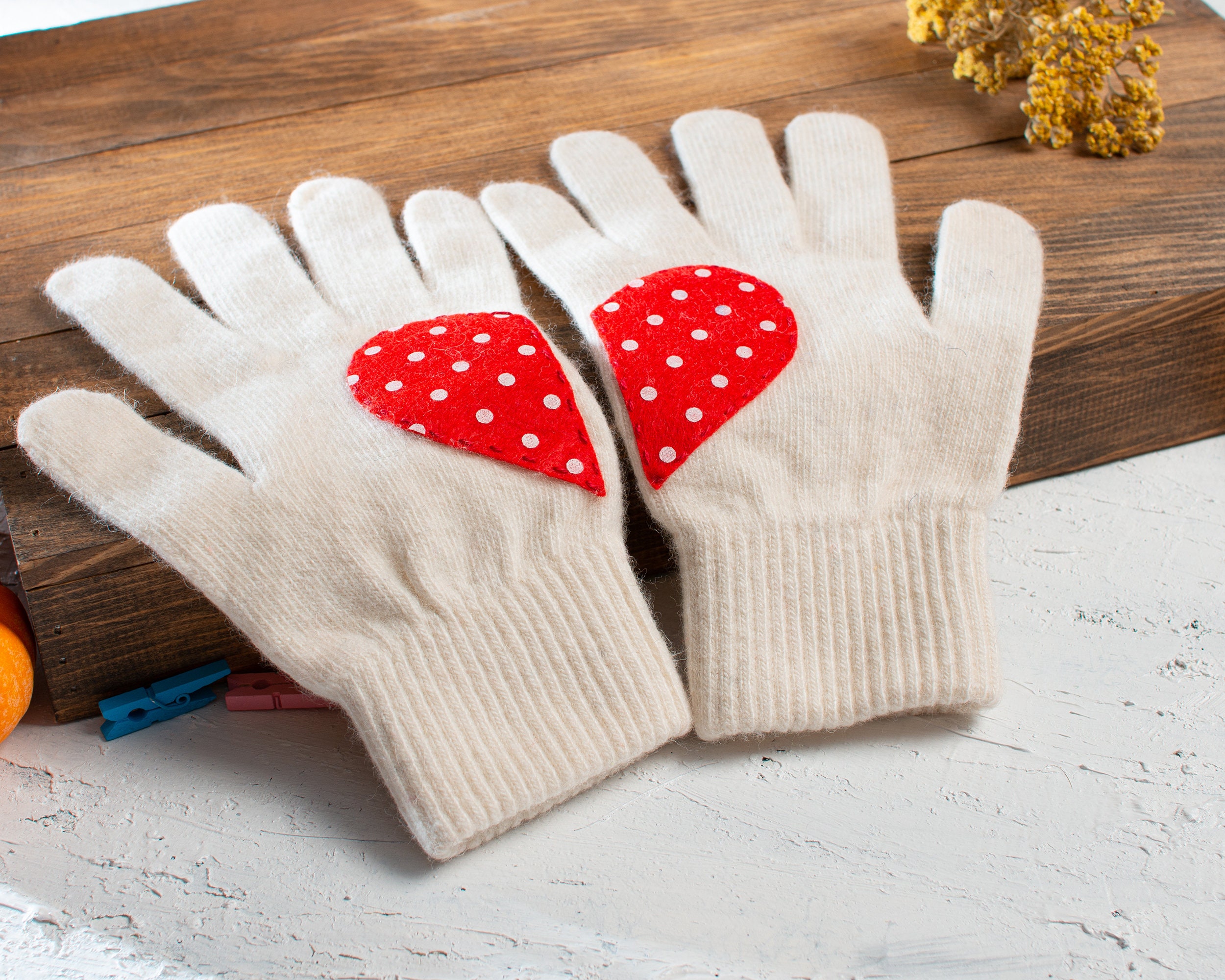 Knitted Gloves for Women - Etsy