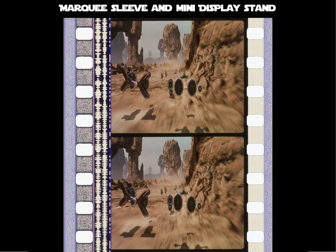 Star Wars I : Phantom Menace the Pod Race 35mm 5 Cell Film Strip 202 - Etsy