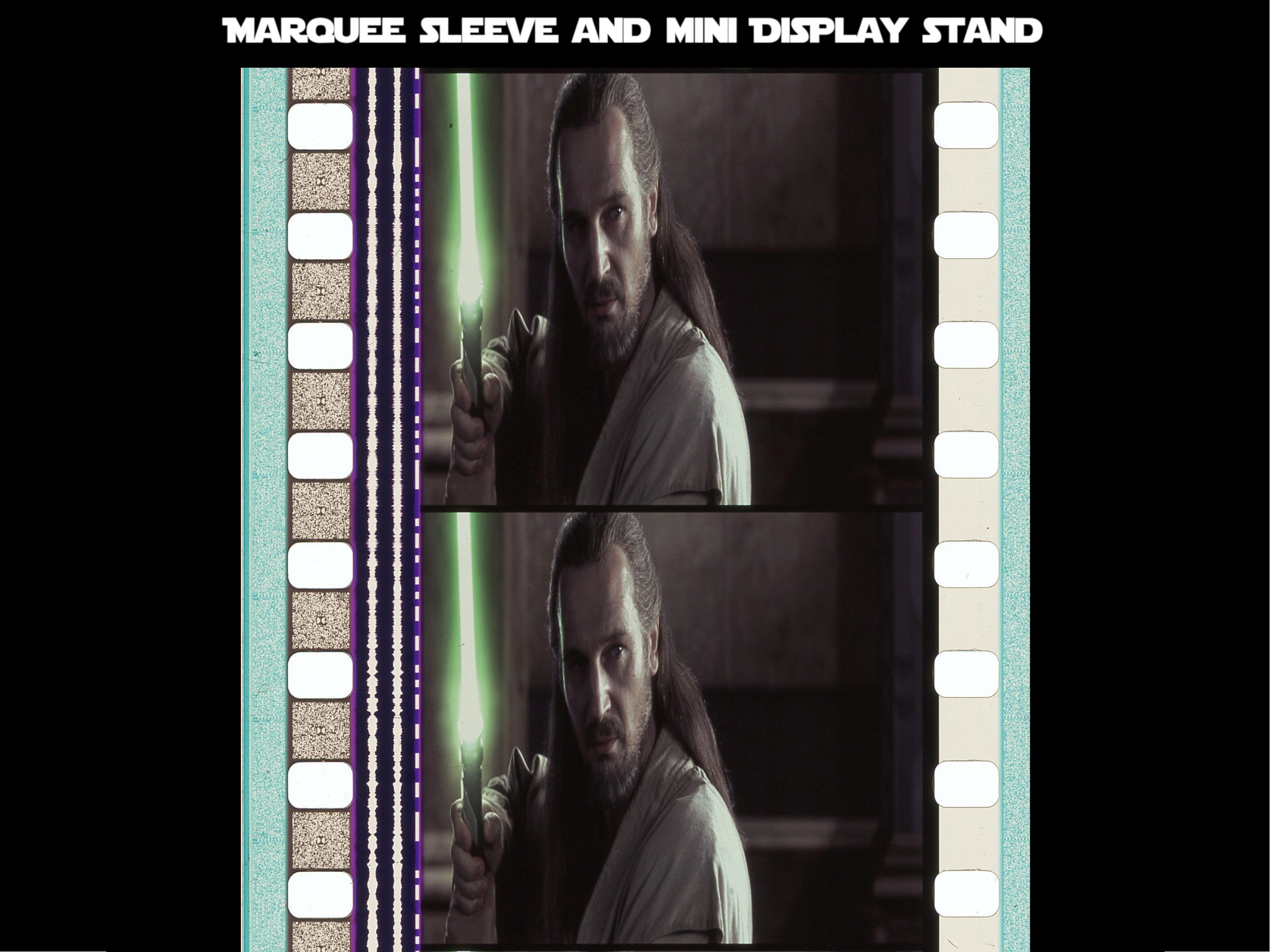 Star Wars I : Phantom Menace Qui-gon Jinn 35mm 5 Cell Film Strip 234 - Etsy