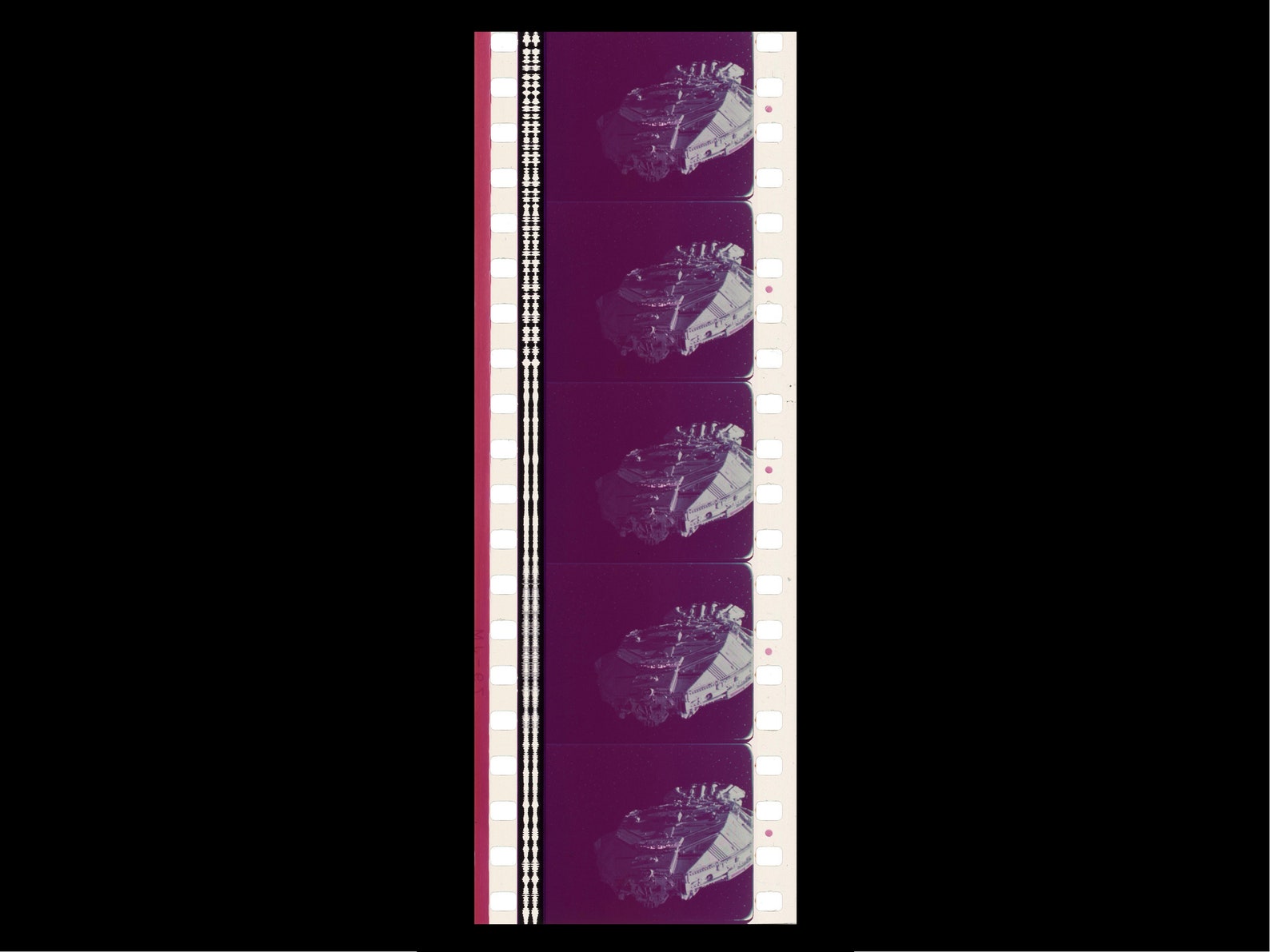 Battlestar Galactica 1978 Front of the Galactica 35mm 5 Cell Film Strip ...