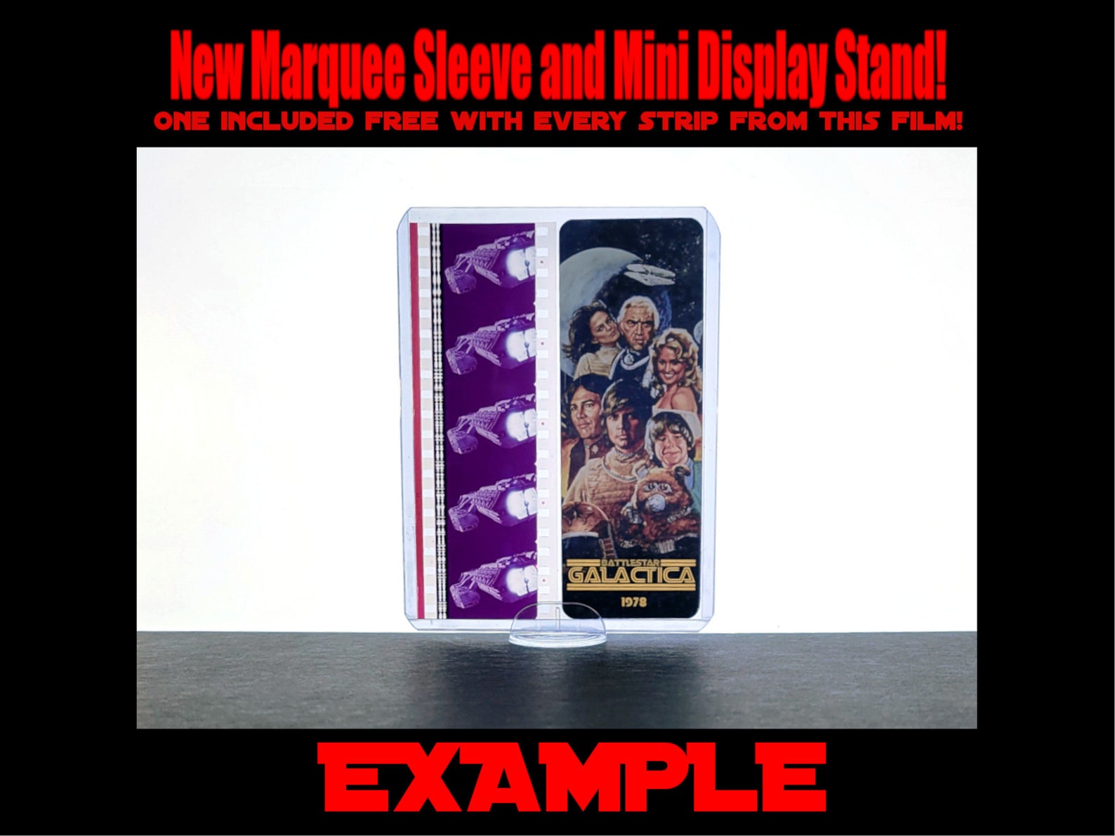 Battlestar Galactica 1978 Front of the Galactica 35mm 5 Cell Film Strip ...