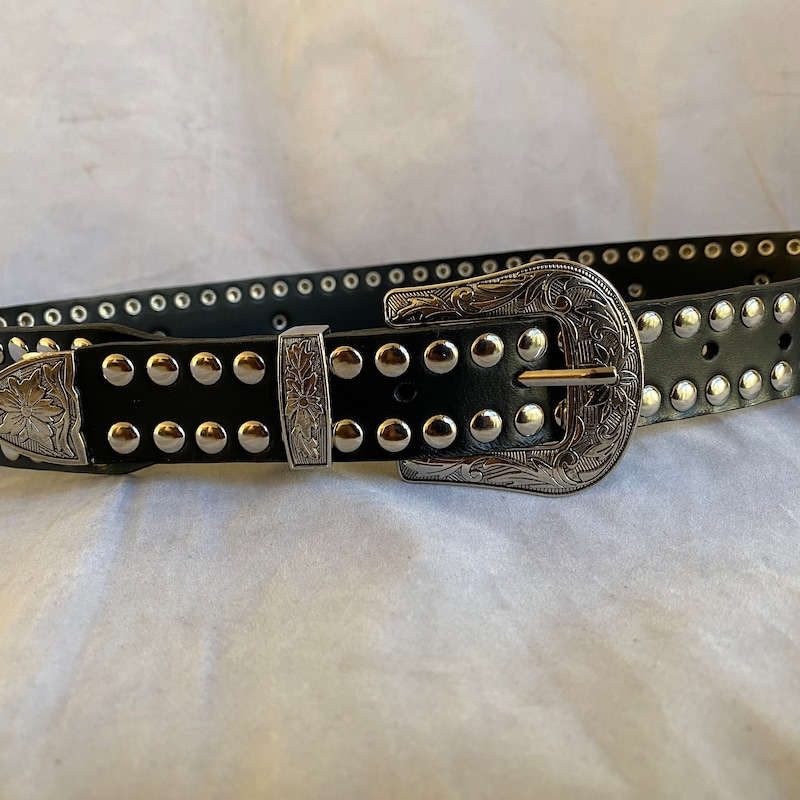 Studded Belt - Etsy