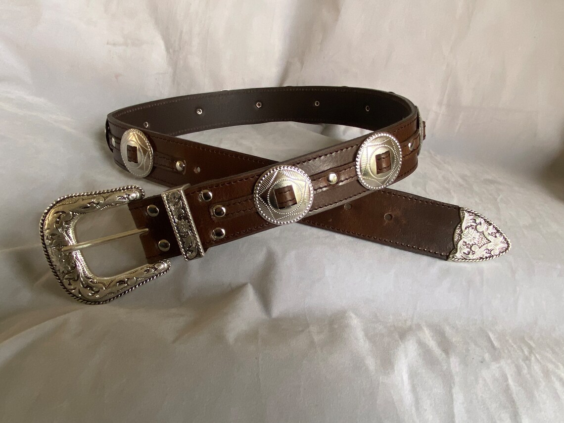 Brown 38mm Leather Weston Style Belt - Etsy