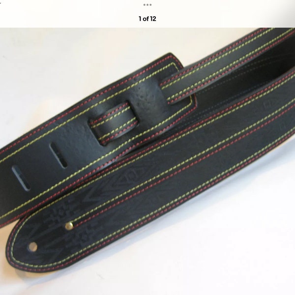 Indian Design Guitar Strap - Etsy