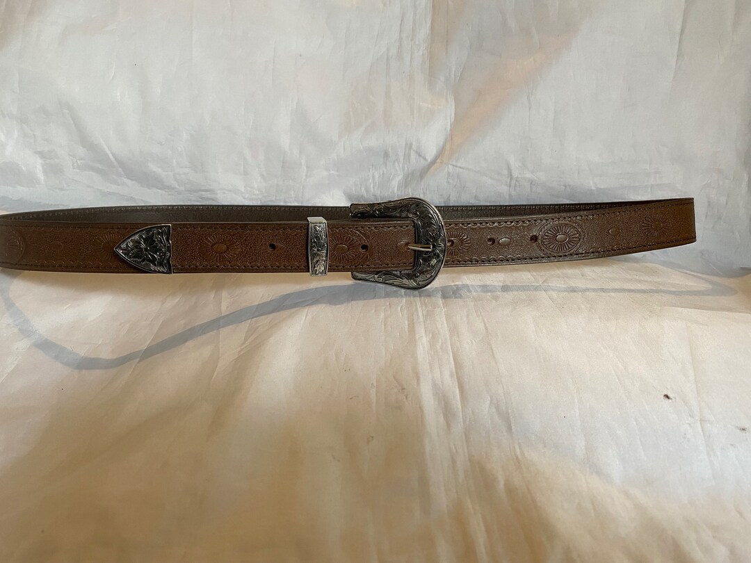 Brown Leather 30mm Weston Style Belt - Etsy