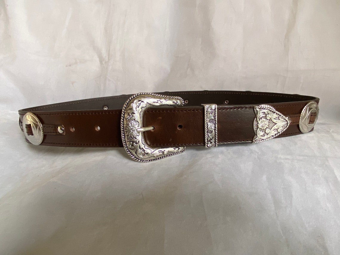 Brown 38mm Leather Weston Style Belt - Etsy
