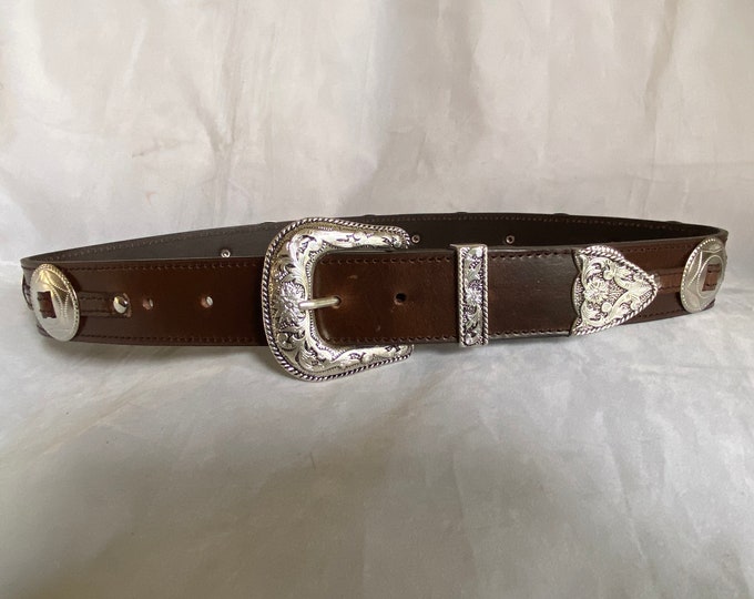 Brown 38mm Leather Weston Style Belt - Etsy
