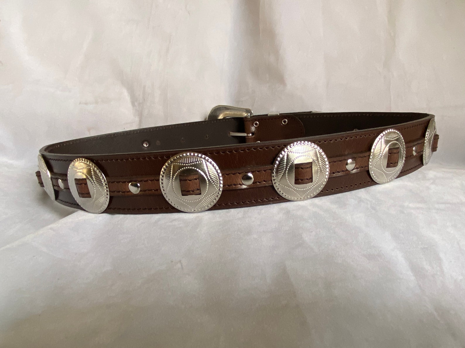 Brown 38mm Leather Weston Style Belt - Etsy