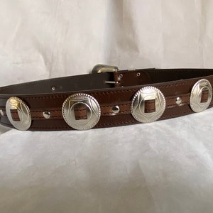 Brown 38mm Leather Weston Style Belt - Etsy