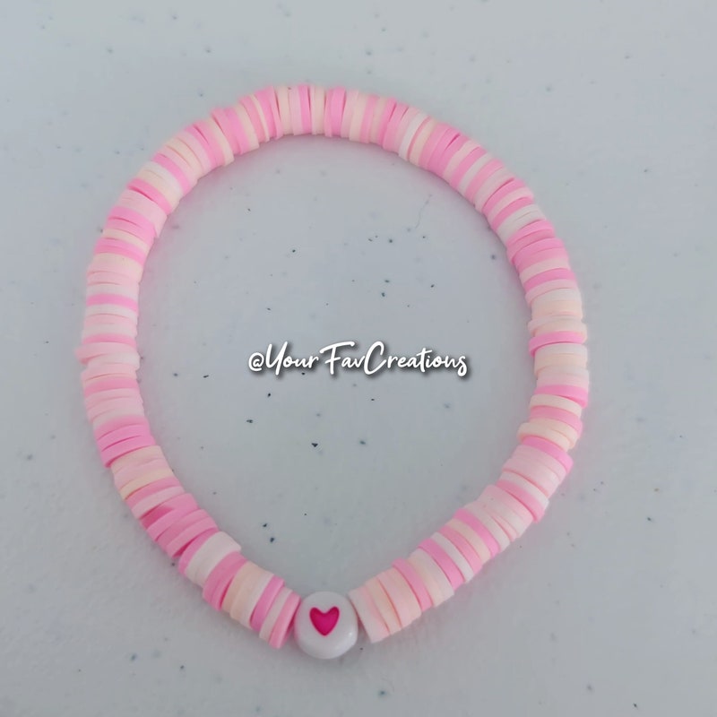 Pink Clay Beads - Etsy