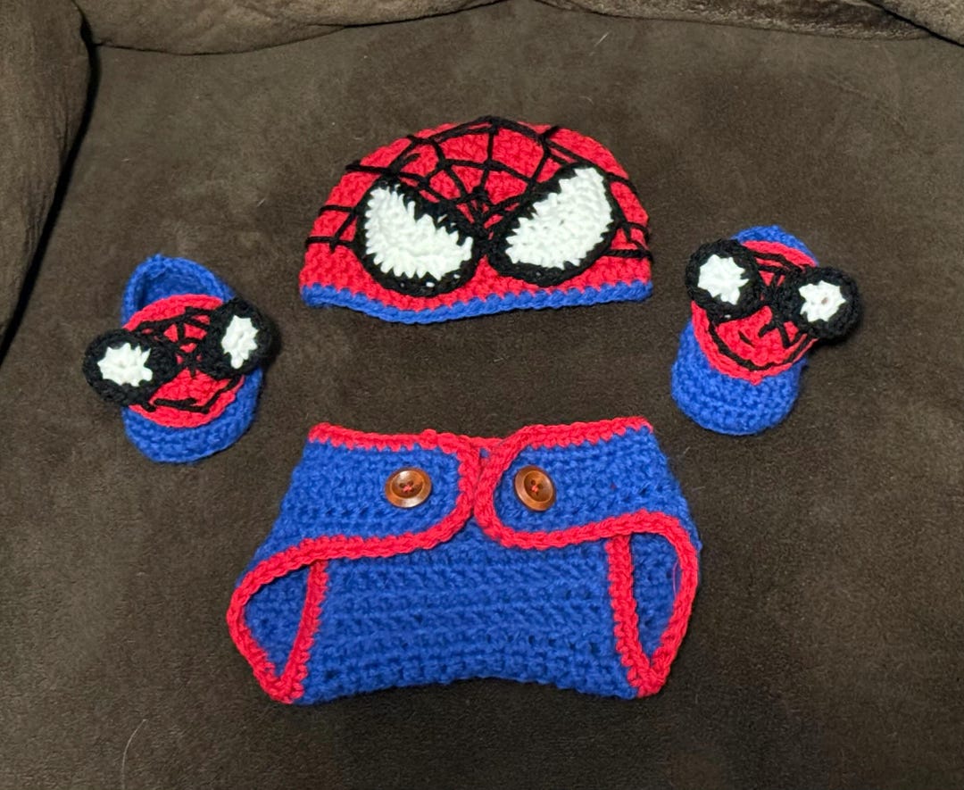Spider-man Diaper Set - Etsy