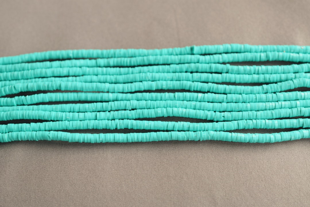 Turquoise Disc Beads, Heishi Disc Beads, 3 Mm, Full Strand, Turquoise ...