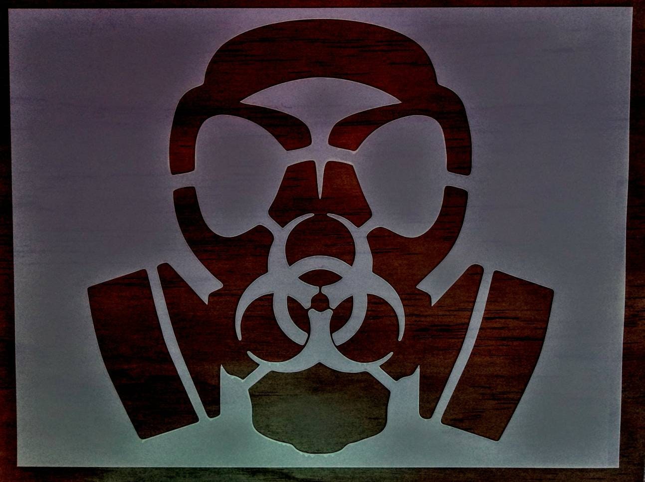 Gas Mask Stencil