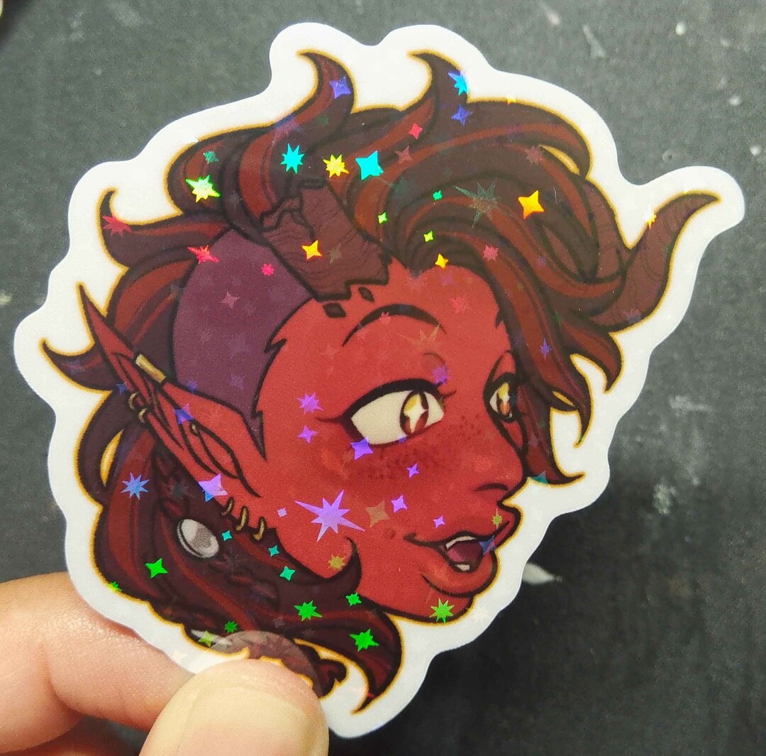 POG Karlach Cliffgate 2.5" (6.35 Cm) Holographic Vinyl Sticker - Etsy