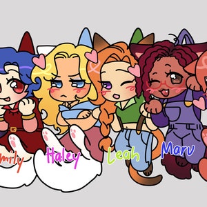 SDV Stardew Valley Scruff Kitty Acrylic Keychain Charms - Etsy