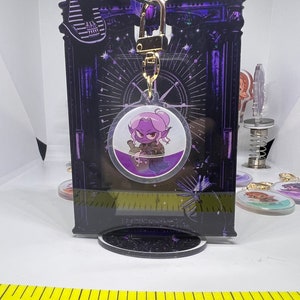 Baldur’s Gate 3 BG3 Acrylic Gachapon Keychain Minthara Astarion Wyll ...