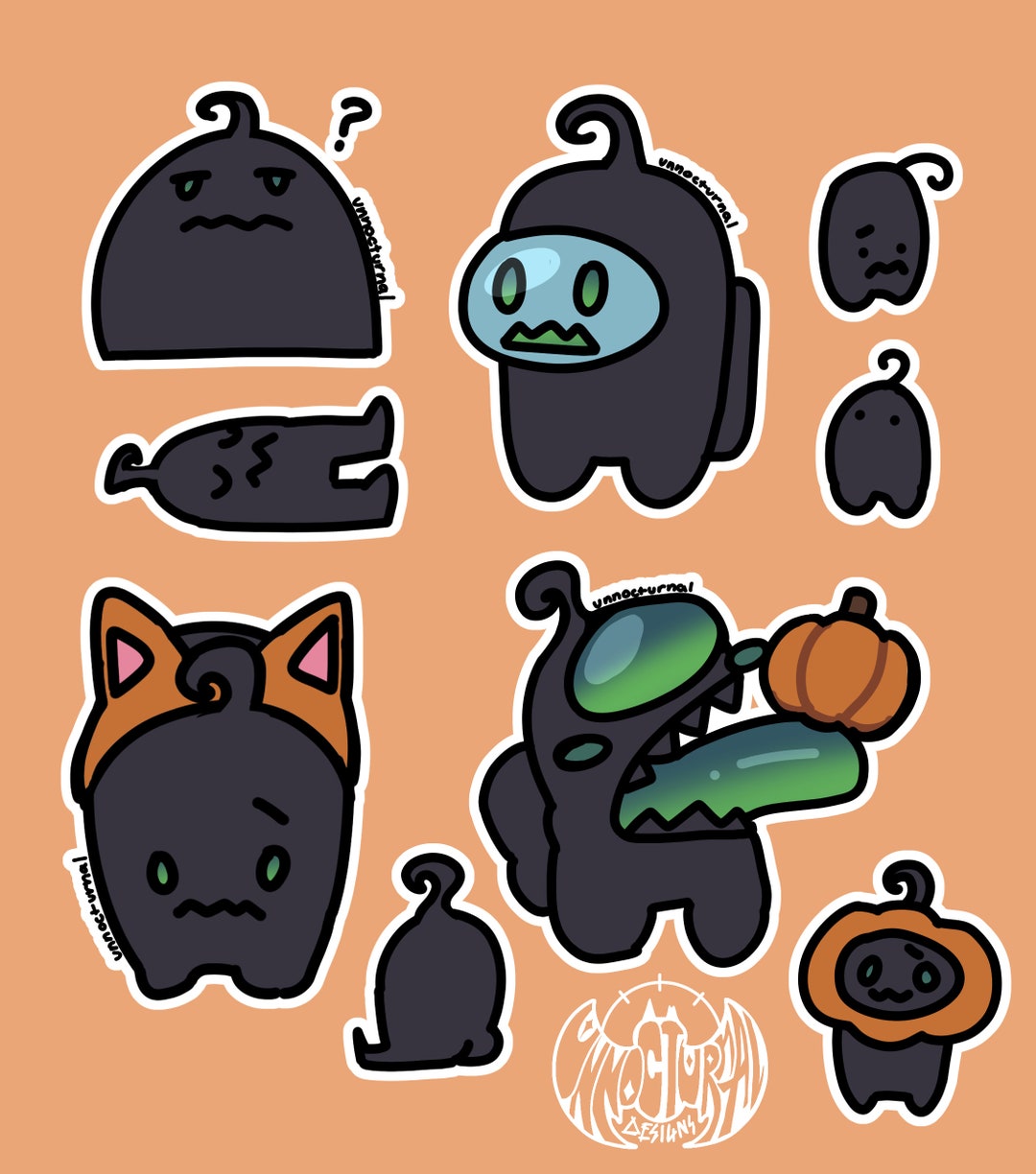 Stardew Valley SDV Krobus Sticker Sheet - Etsy
