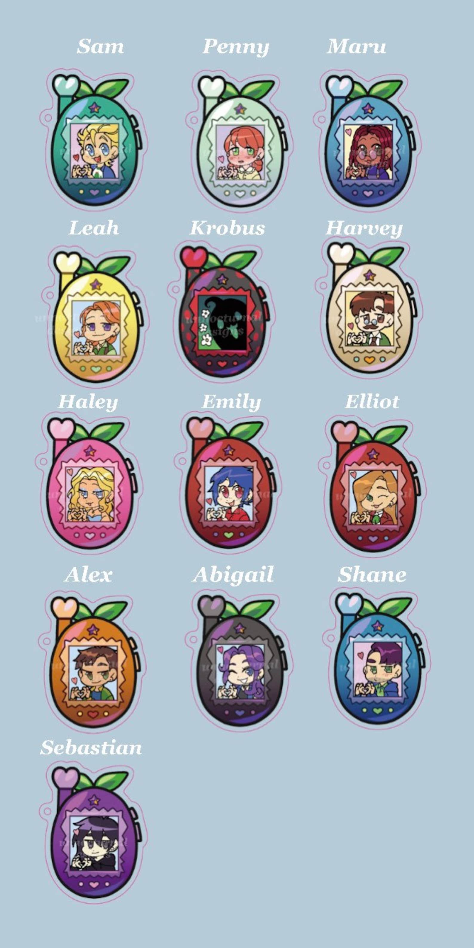 SDV Stardew Valley Tamagotchi Acrylic Charms Keychains - Etsy