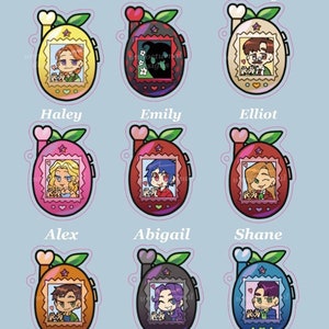SDV Stardew Valley Tamagotchi Acrylic Charms Keychains - Etsy