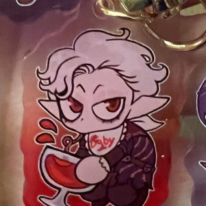 Baldur’s Gate 3 BG3 Acrylic Keychain Minthara Astarion Wyll Lae’zel ...