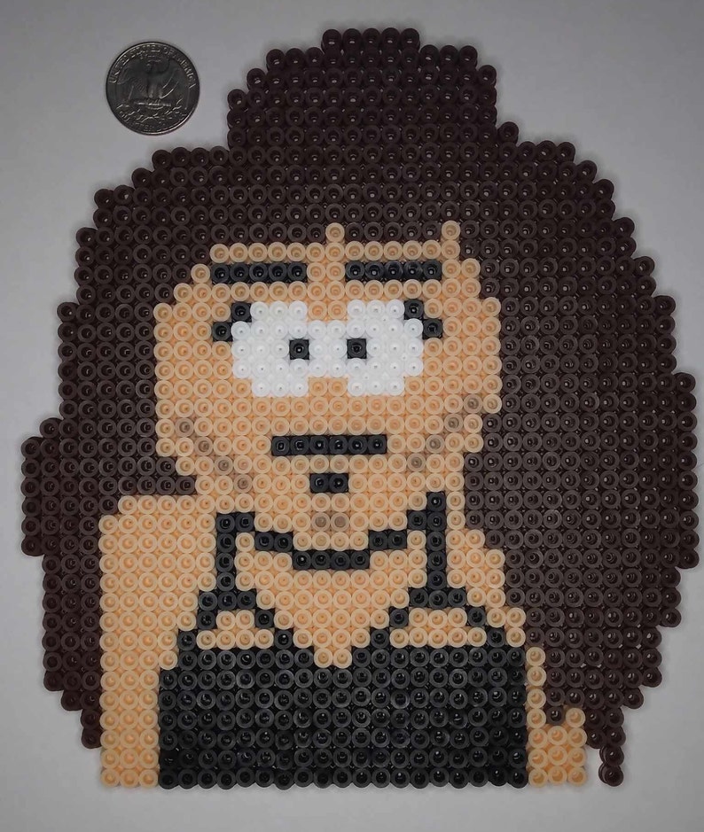 South Park Randy Marsh as Lorde Perler Bead Wall Hanging Magnet Pixel ...