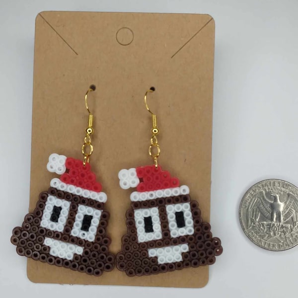 Perler Bead Christmas Santa Ornaments - Etsy