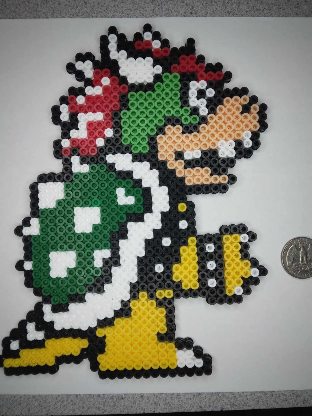 Bowser Super Mario Wall Hanging Magnet Pixel Art - Etsy