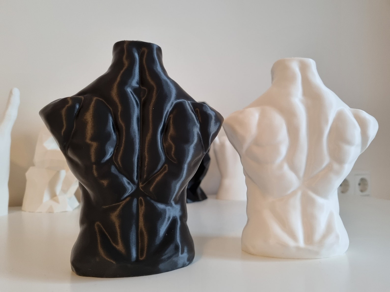 Male Body Torso Plastic Fitness Sculpture / Men Bust / Man - Etsy