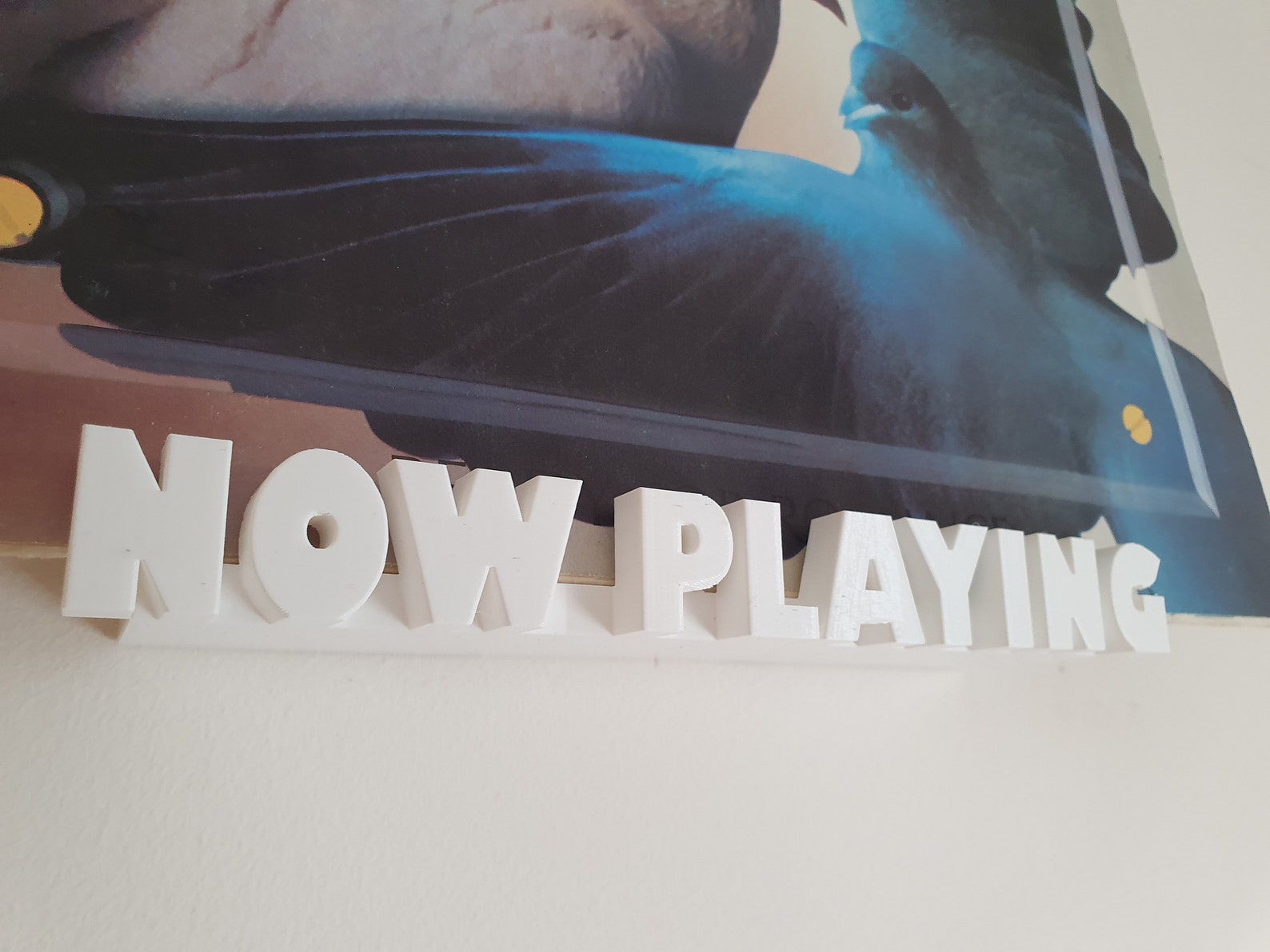 Wide Now Playing Vinyl Wall Display / Screw Mounted Record | Etsy