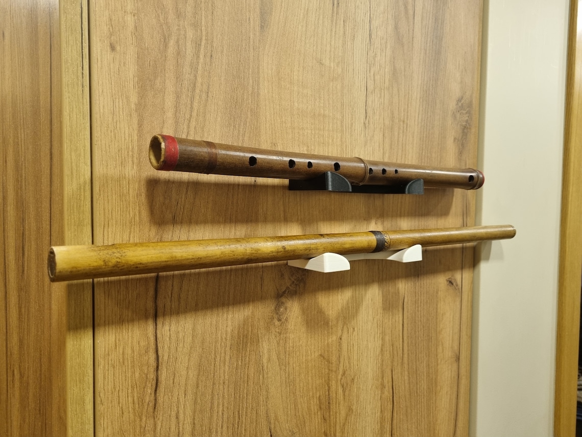 Traditional Flute Wall Display Holder / Flute and Whistle Rack Stand ...