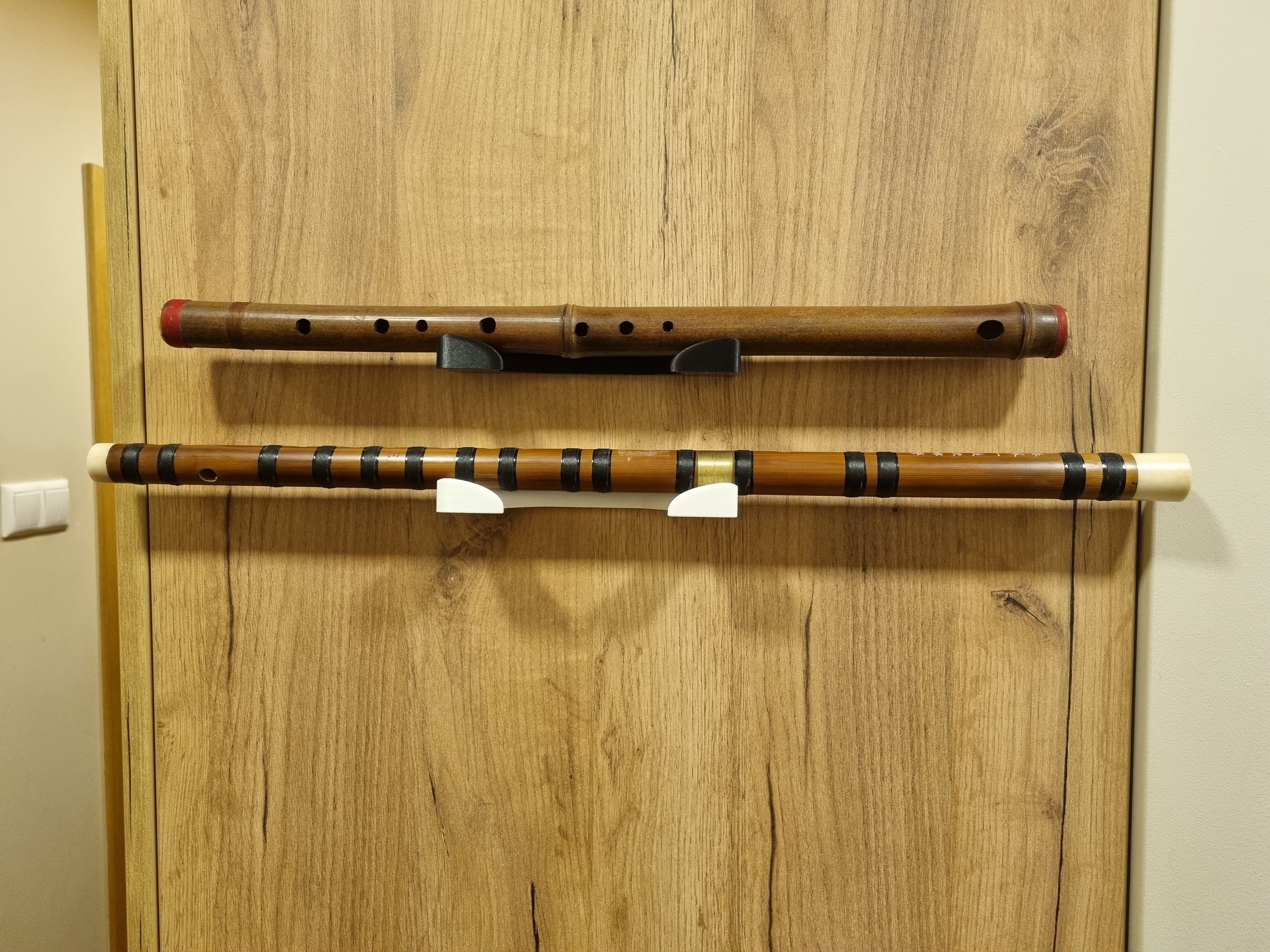 Traditional Flute Wall Display Holder / Flute and Whistle Rack Stand ...