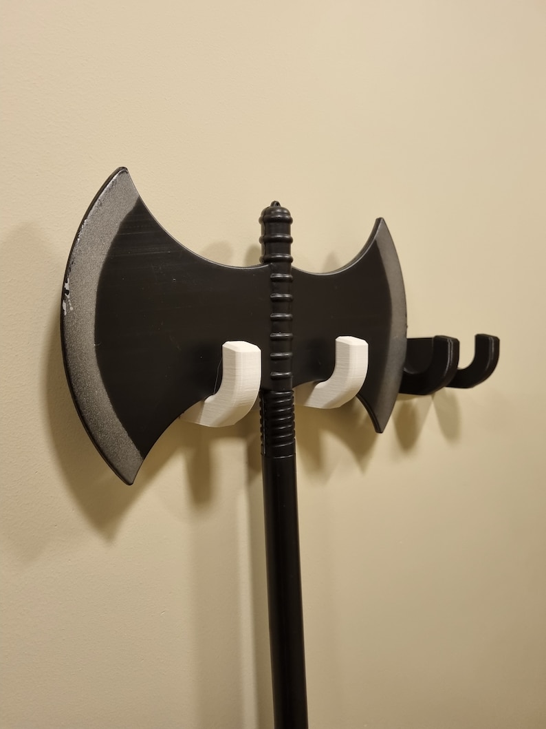 Sword Wall Mount / Axe Vertical Display Hook / Cosplay and Prop Hanger ...
