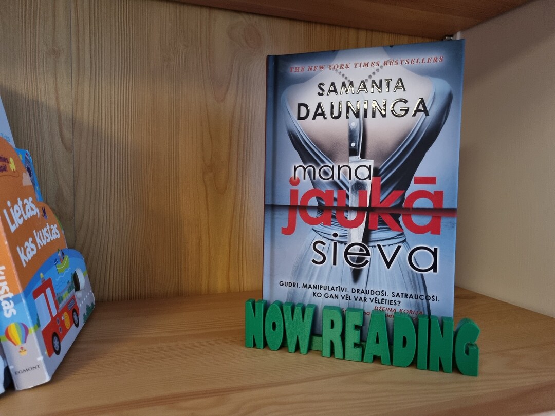 Now Reading Bookstand Free Standing Tabletop / Book Shelf Decor ...