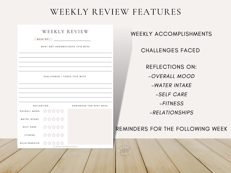 Canva Weekly Planner Printable Template, Time Block Template, Block ...