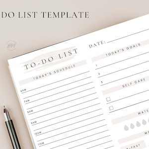 Canva Weekly Planner Printable Template, Time Block Template, Block ...